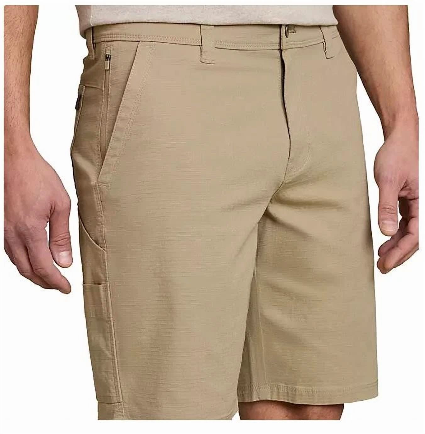 Weatherproof Men's Stretch Ripstop 6-Pocket Cotton Trail Utility Short ...