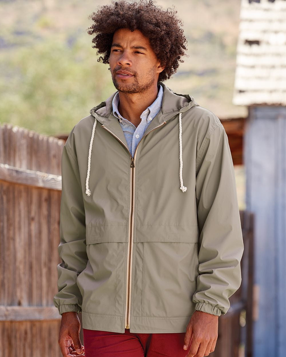 Weatherproof Vintage Hooded Rain Jacket, Water-Resistant, Up to 5XL ...