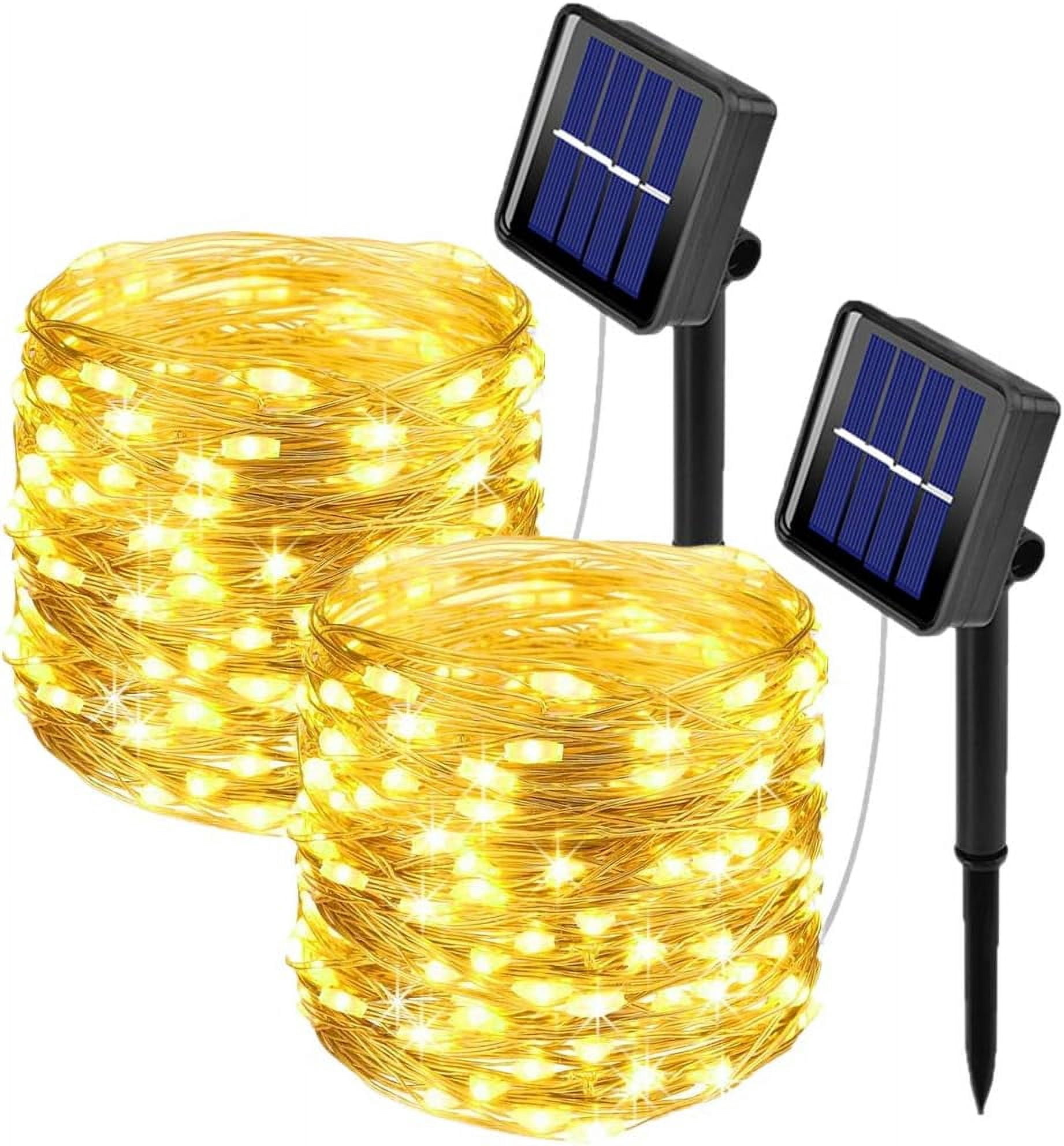 Weatherproof Outdoor Decorations, Solar Powered Waterproof String ...