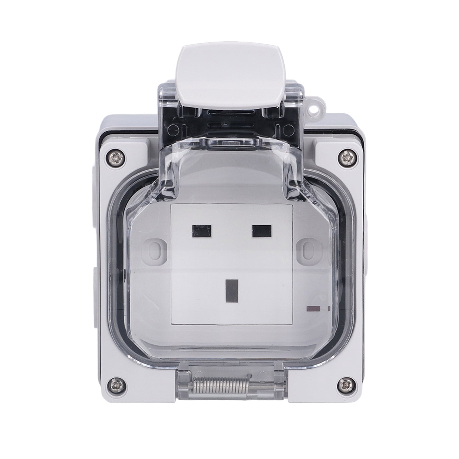 Weatherproof Outdoor Socket, IP66 Grade, 250V 13A, ABS Material, Garden ...