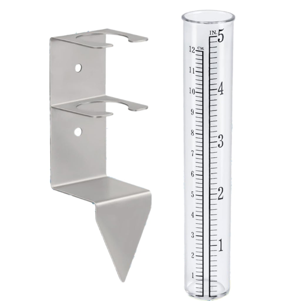 Weatherproof Rain Measurement Replacement Tubes Clear Scale Rain Gauges ...