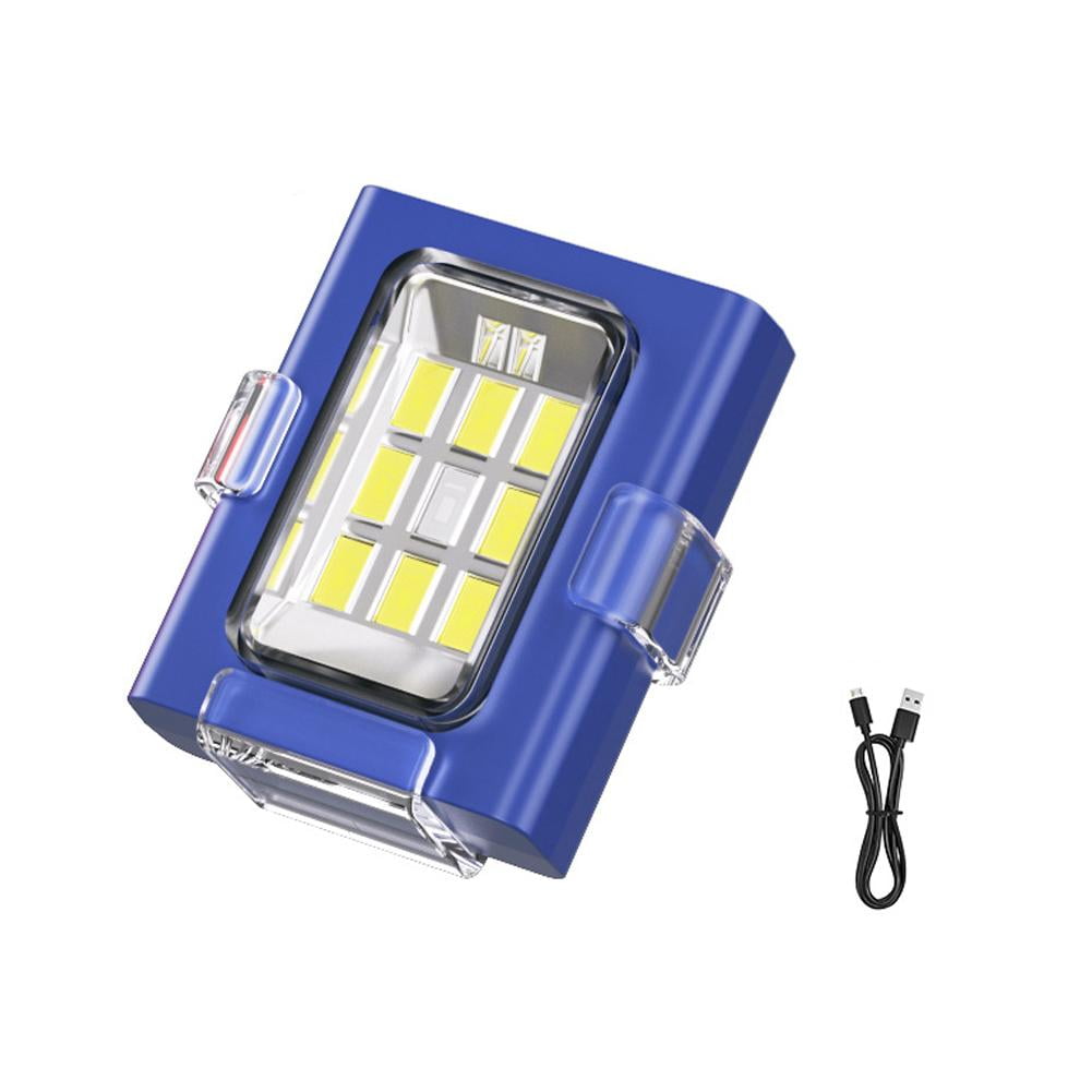 Weatherproof Rechargeable LED Running Safety Light Flashlight y ...