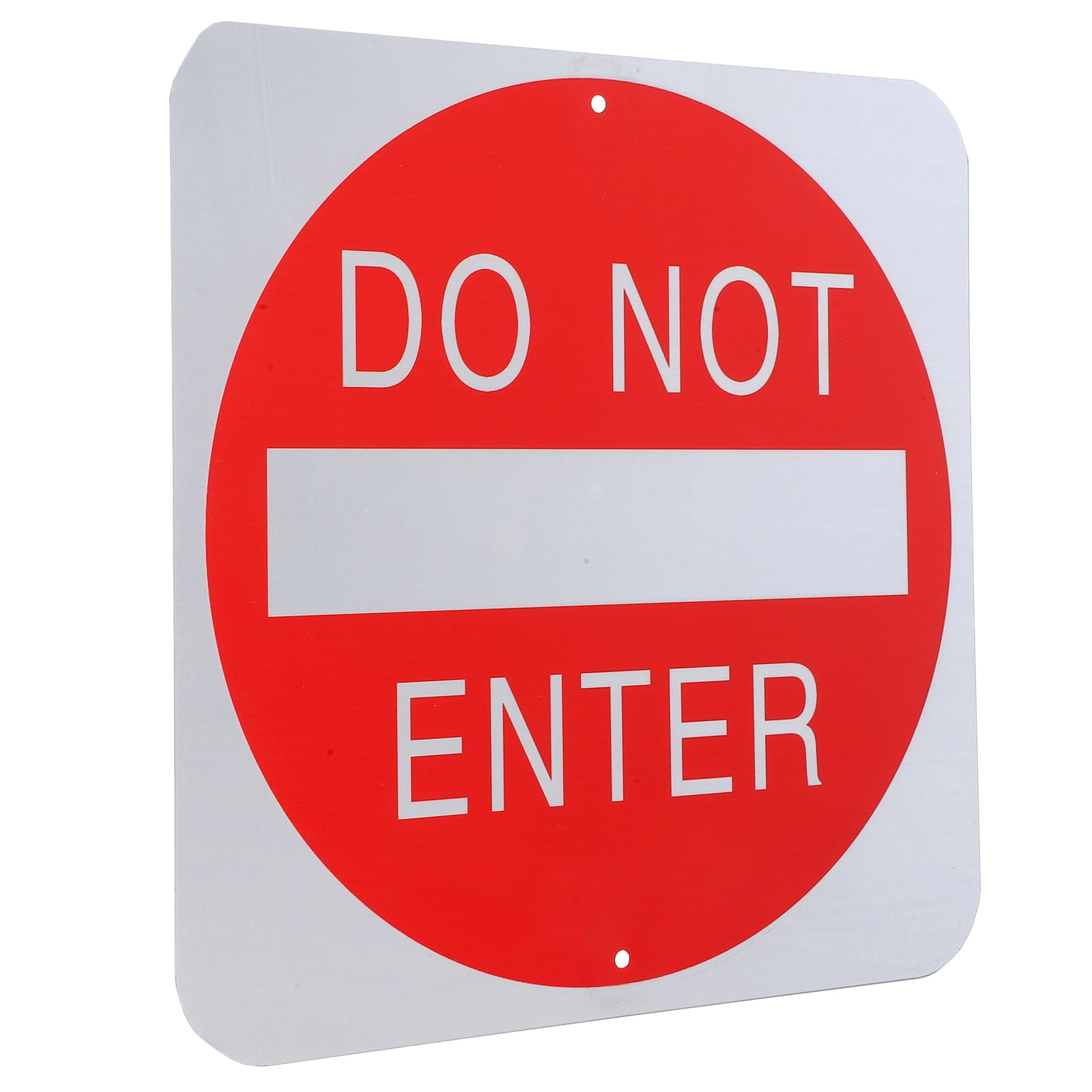 Weatherproof Reflective Logo Wrong Way Sign Signs for outside Not Entry ...