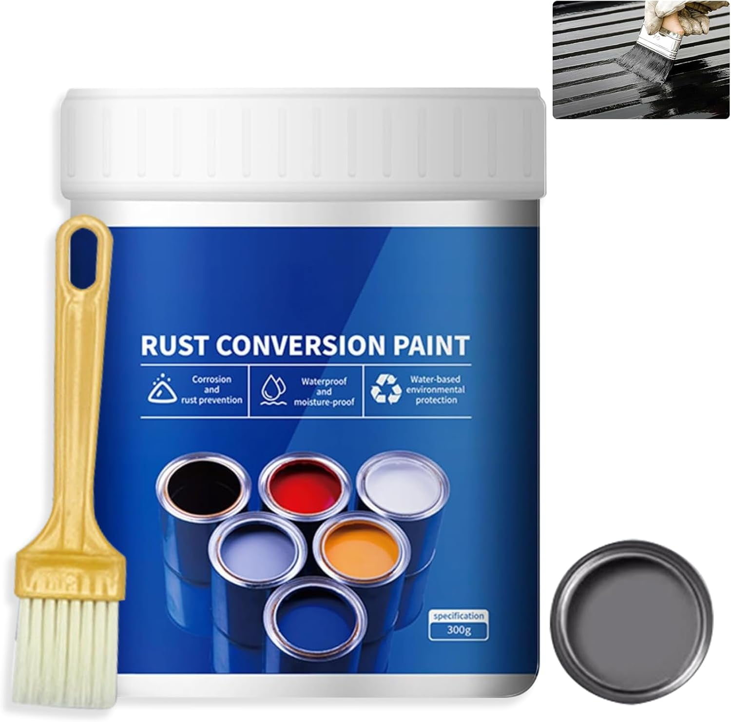 Weatherproof Rust Converter Paint For Metal,Rust Remover for Metals and ...