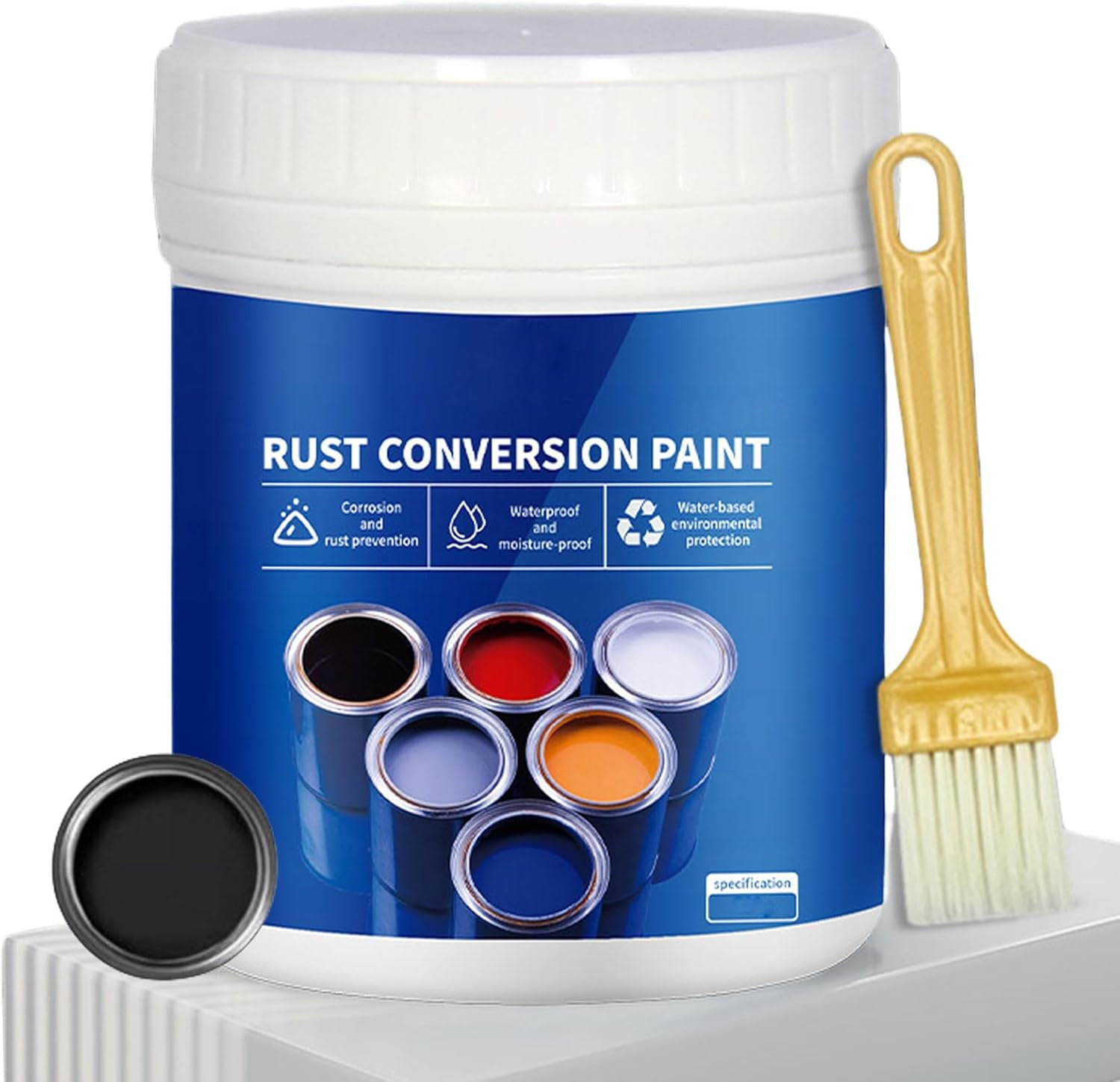 Weatherproof Rust Converter Paint for Metal, Rust Conversion Paint ...