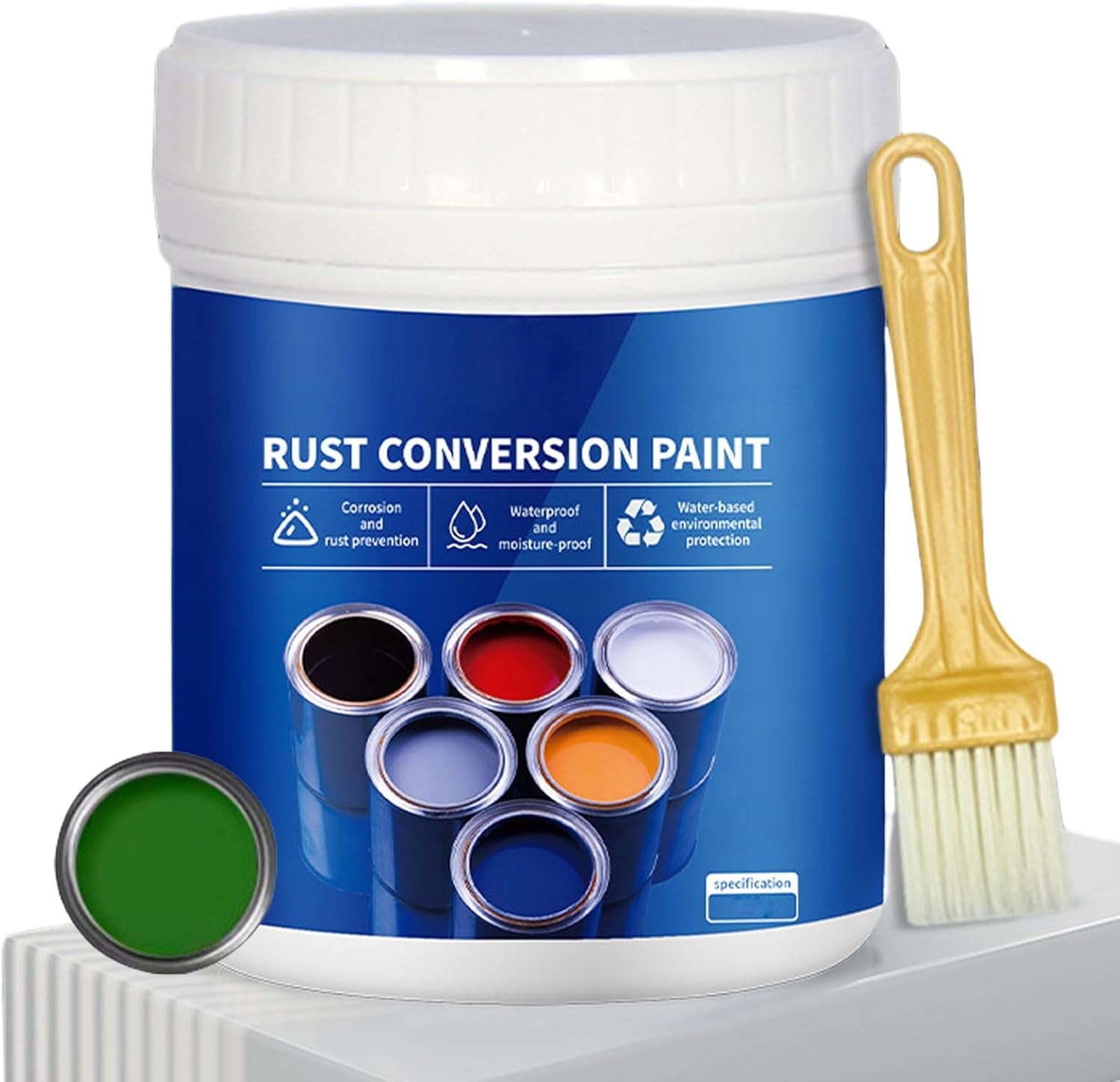 Weatherproof Rust Converter Paint for Metal, Rust Conversion Paint ...