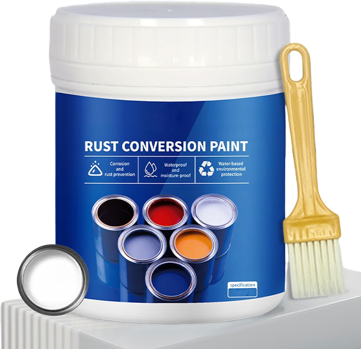 Weatherproof Rust Converter Paint for Metal, Rust Conversion Paint, 2025 New Anti-rust Converter ...