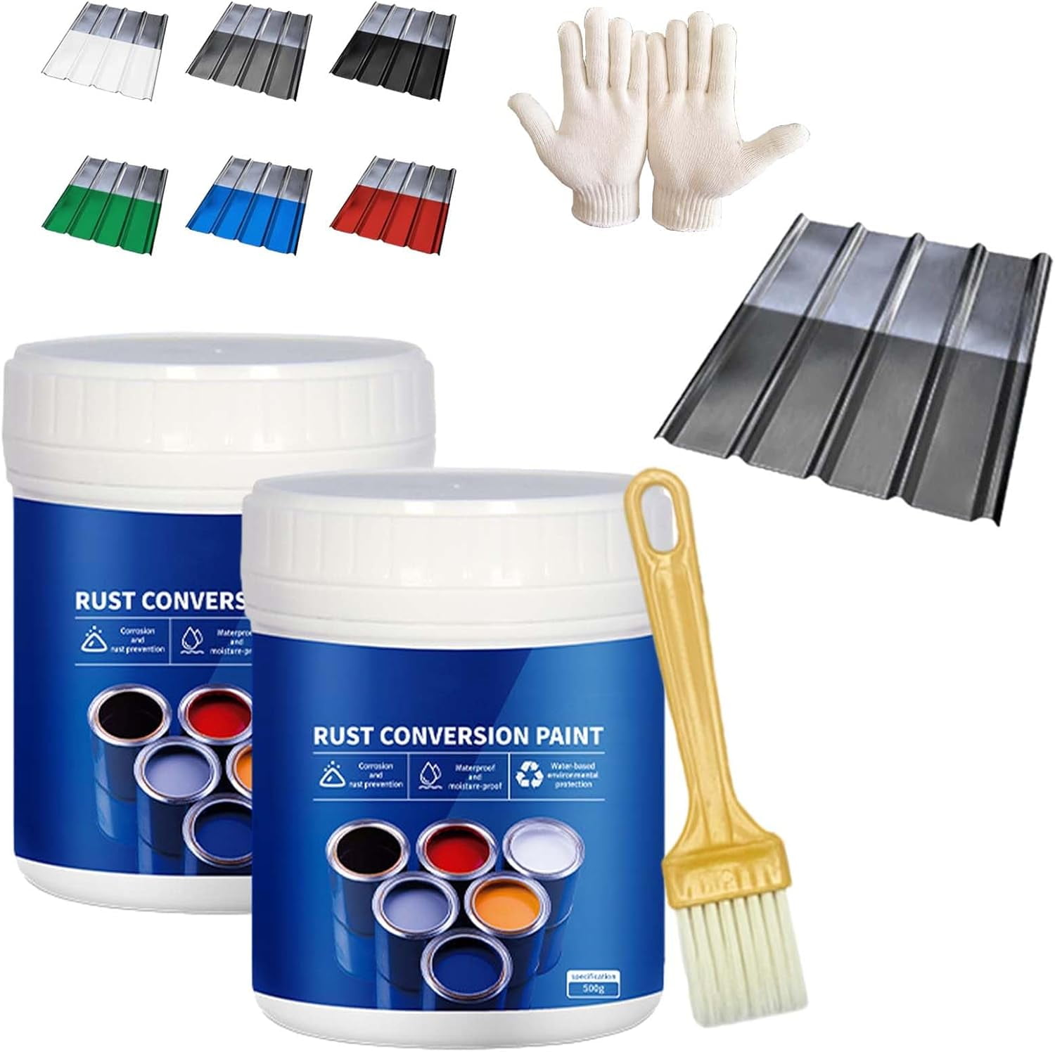 Weatherproof Rust Converter Paint for Metal, Rust Converter for Metal ...