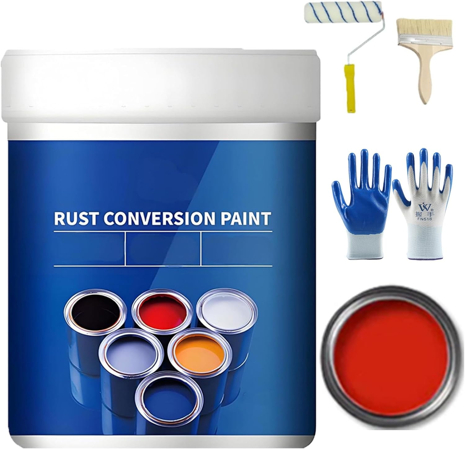 Weatherproof Rust Converter Paint for Metal, Rust Converter for Metal ...