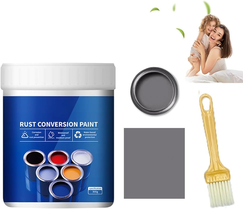 Weatherproof Rust Converter Paint for Metal, Rust Removal Converter ...