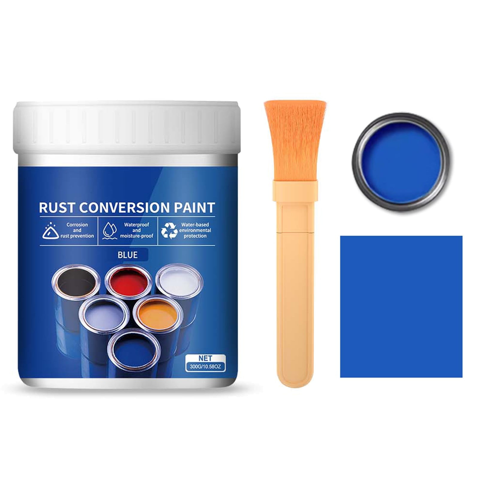 Weatherproof Rust Converter Paint For Metal, Water-Based Rust Remover ...