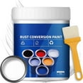 Weatherproof Rust Converter Paint for Metal, 2 in 1 Rust Conversion ...