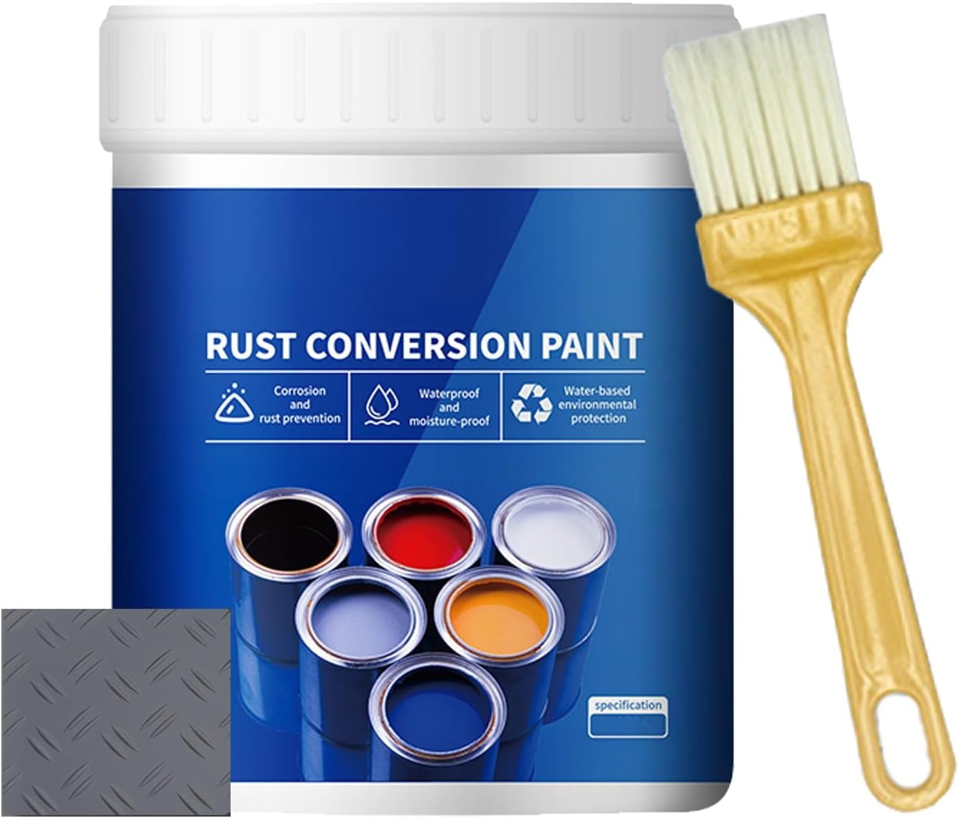 Weatherproof Rust Converter Paint for Metal, Rust Conversion Paint ...