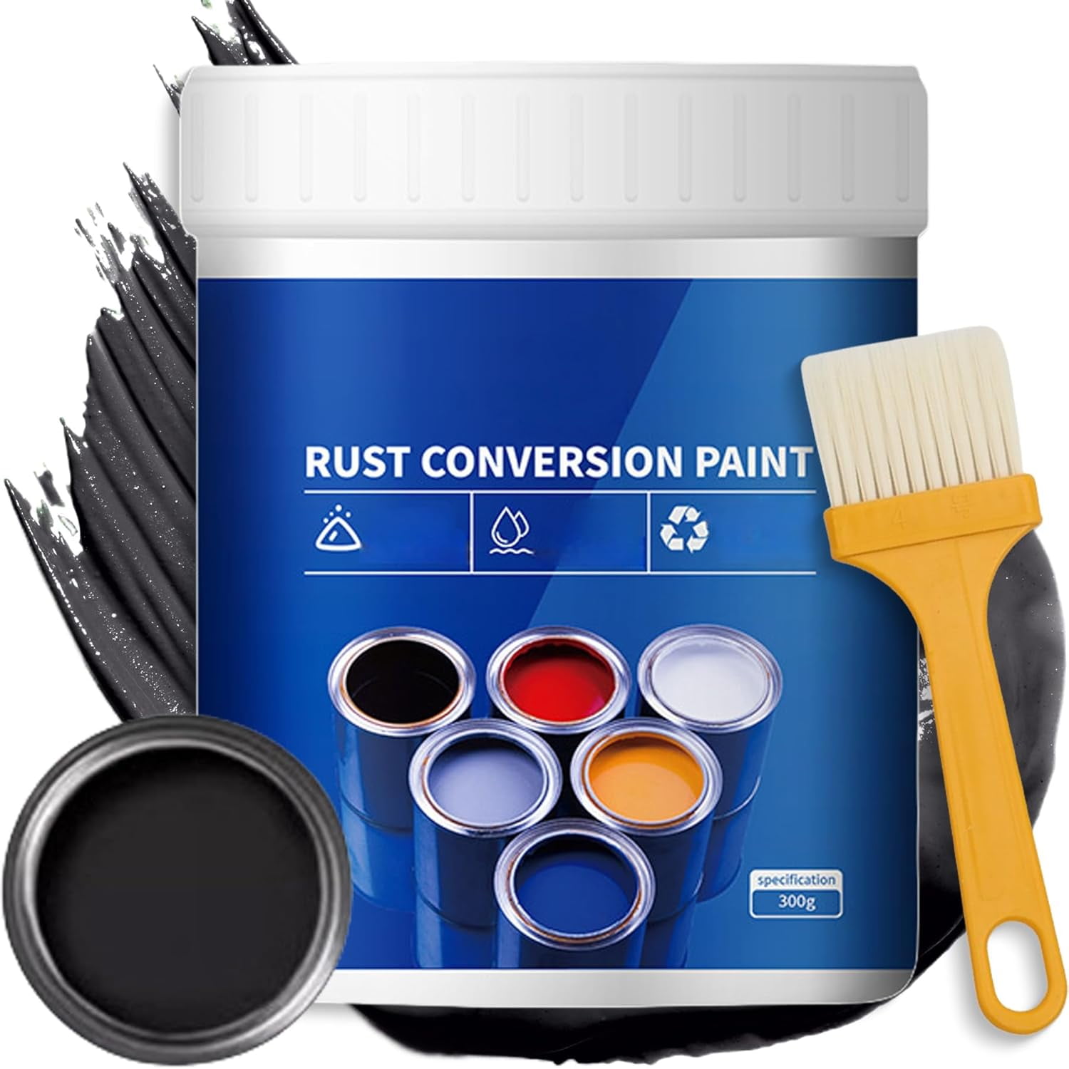 Weatherproof Rust Converter Paint for Metal, Rust Remover for Metals ...