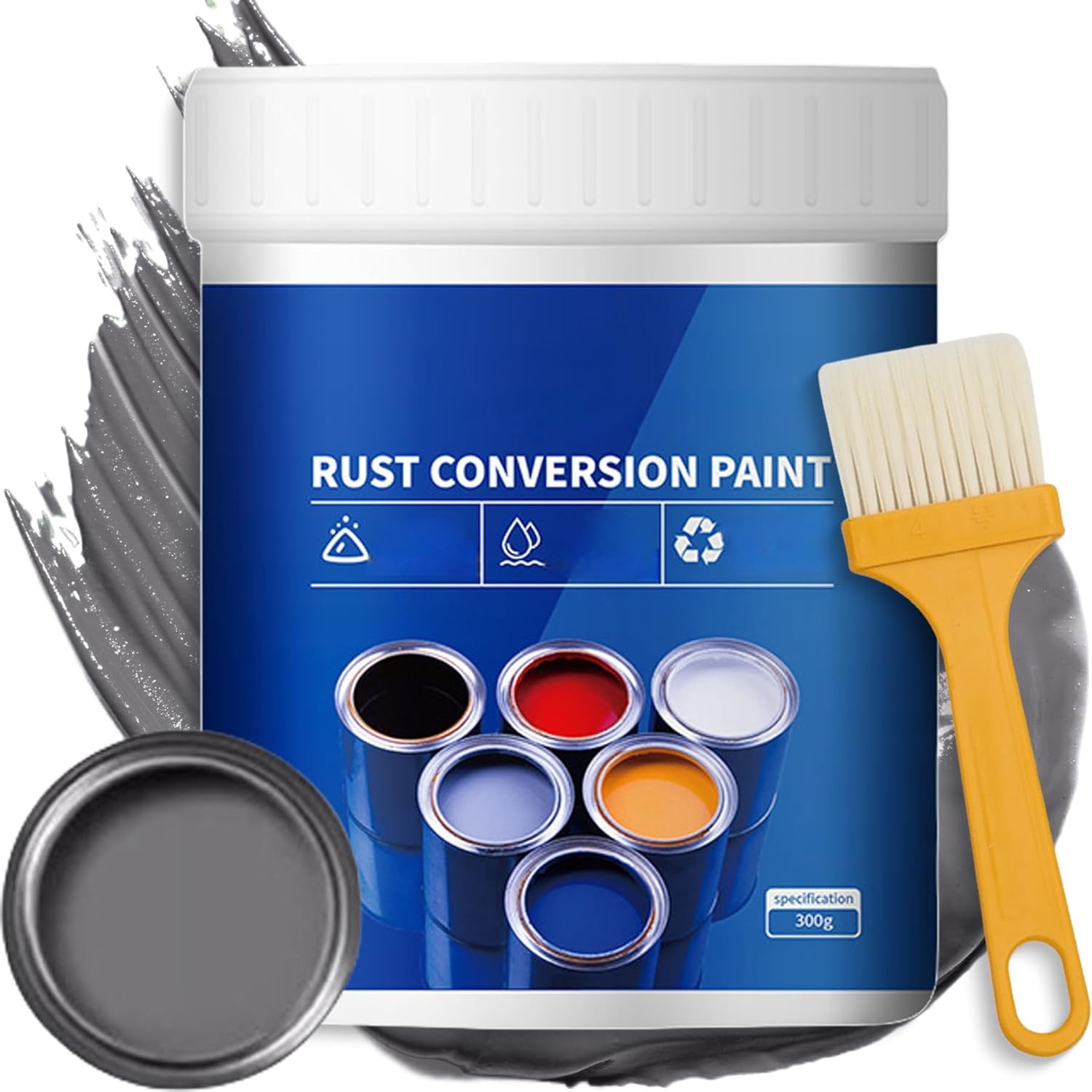 Weatherproof Rust Converter Paint for Metal, Rust Remover for Metals ...