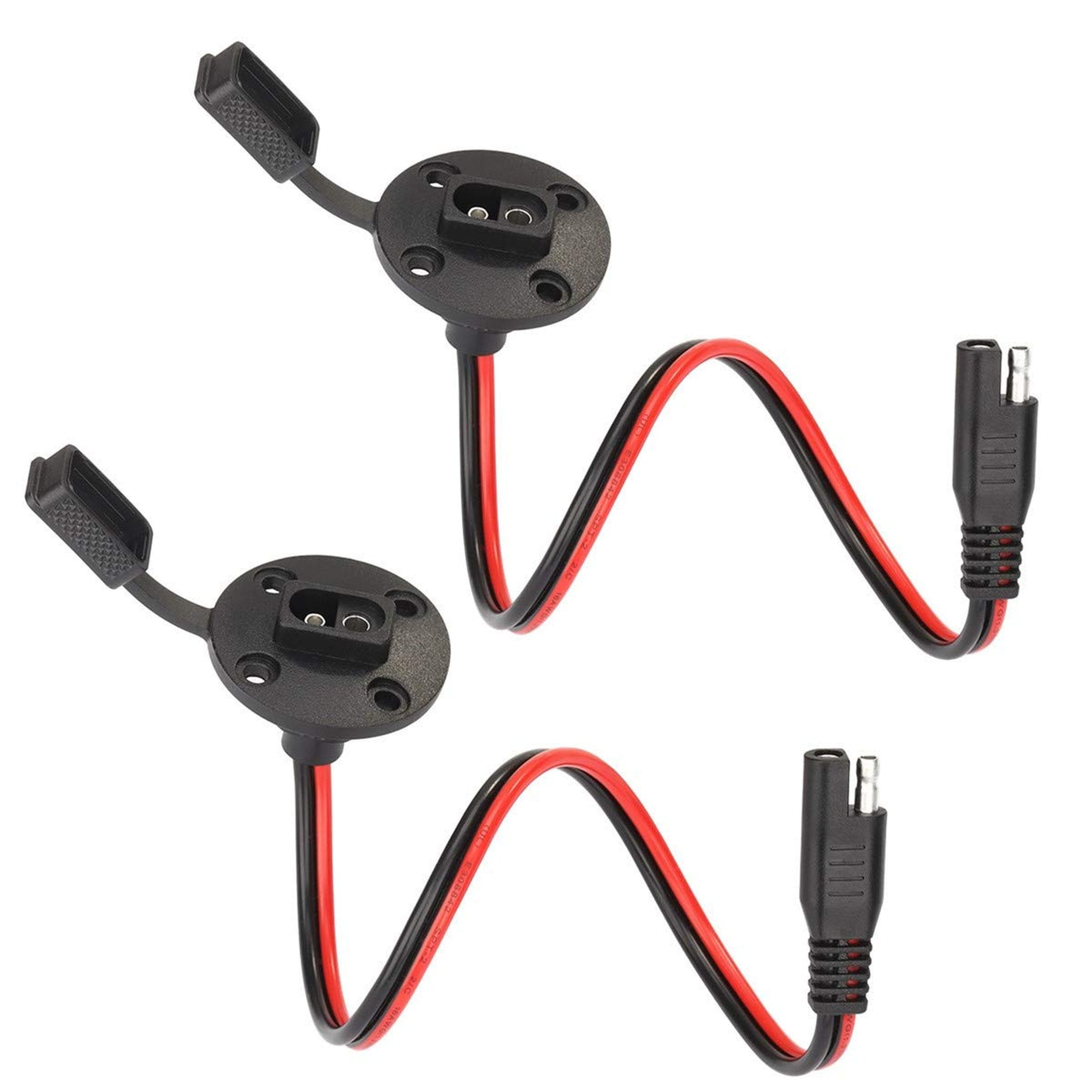 Weatherproof SAE Power Socket Connector Extension for Solar Generators ...