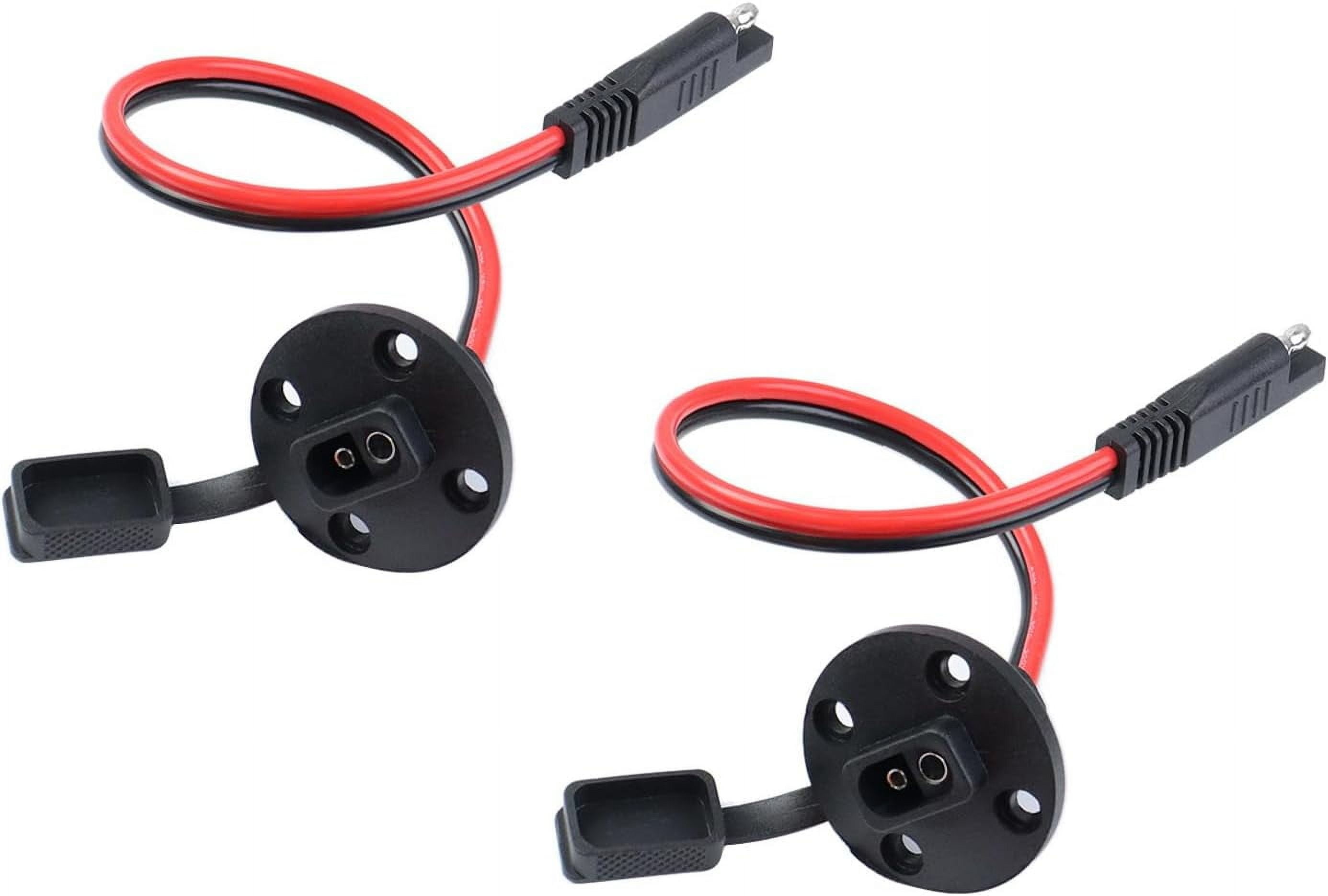 Weatherproof SAE Quick Disconnect 12 AWG SAE Extension Cable Power ...