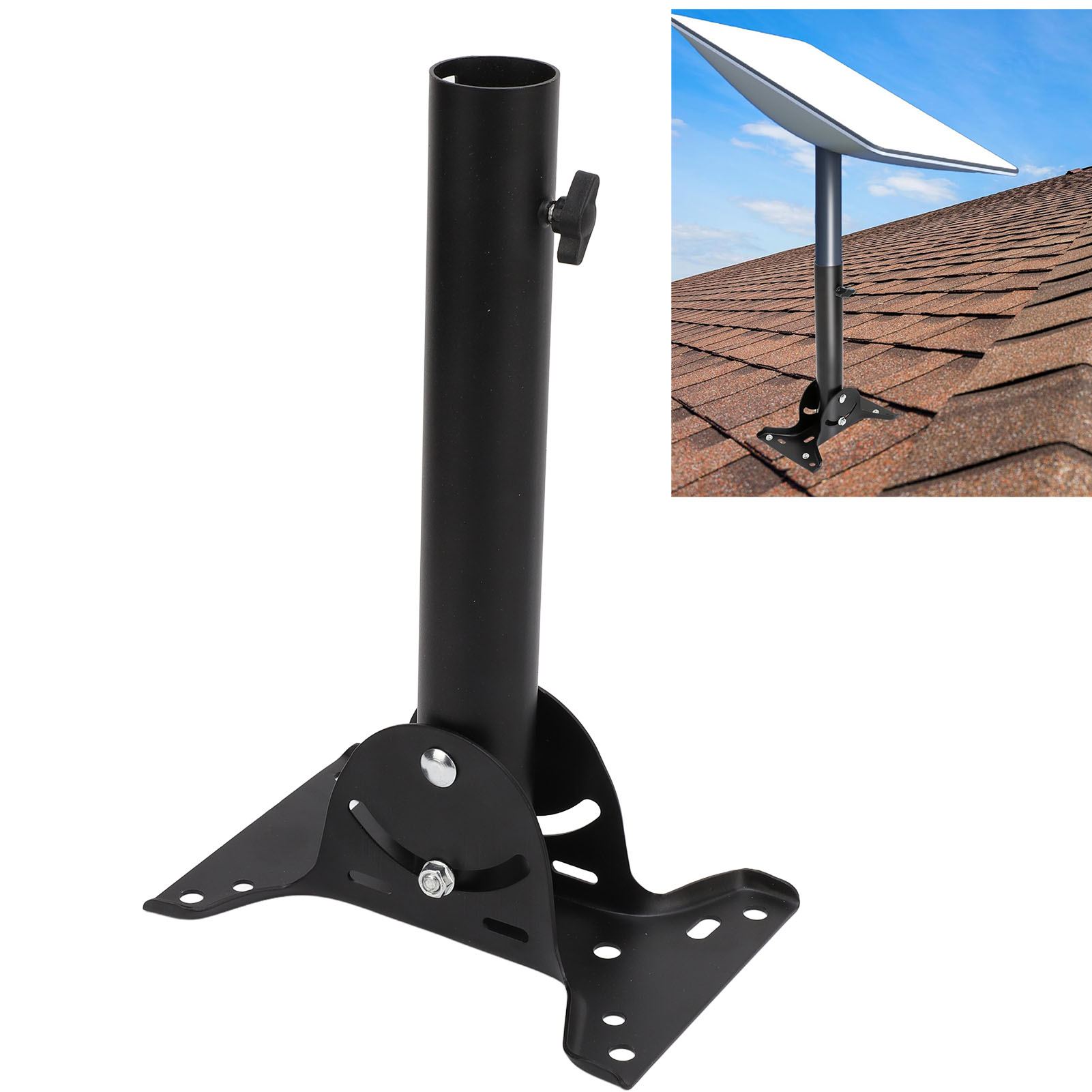 Weatherproof Satellite Mounting Bracket, Universal Fit, Robust Steel, Secure V2 Setup - Walmart.com