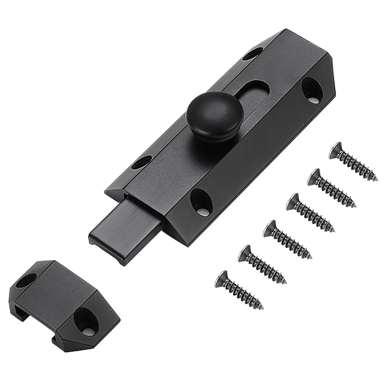 Weatherproof Switch Cover Pure copper Lock Slide Window Door Bolt Black ...