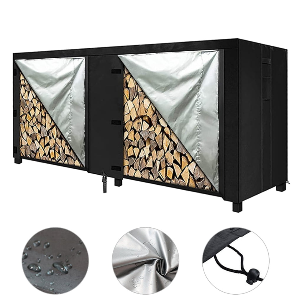 Weatherproof Tarpaulin Sheet for Ourdoor Firewood Firewood Log Rack ...