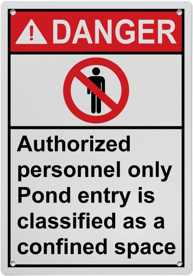 Weatherproof Vertical ANSI Authorized Personnel Only Sign (Authorized ...