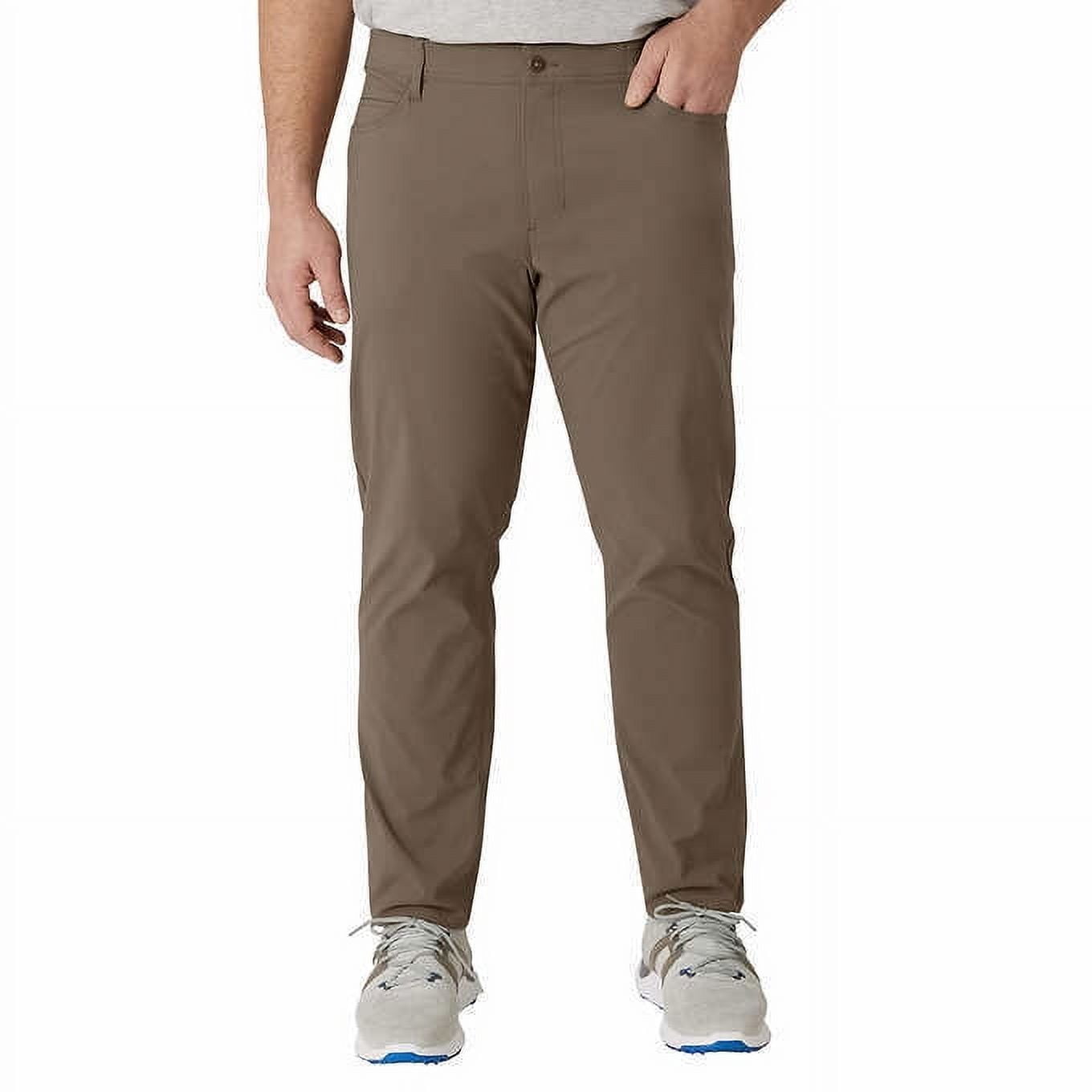 Weatherproof Vintage Men’s Straight Fit Tech Pants, Tan 40 x 29 ...