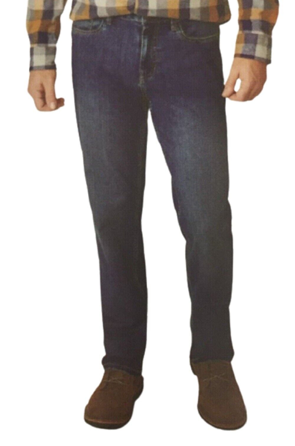 Weatherproof Vintage Men's Stretch Relaxed Fit Jeans 1608729 (Dark Blue ...