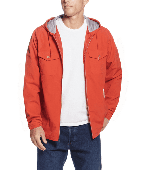 Weatherproof Vintage Men's Zip Front Hooded Nylon Jacket - Walmart.com