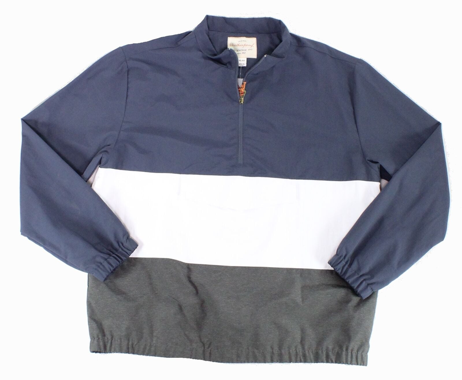 Weatherproof Vintage Mens Colorblocked Anorak Jack In Blue Nights, S ...