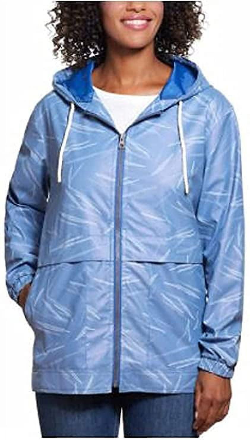 Weatherproof Vintage Womens Rain Slicker Jacket Size: L, Color: Riverside Blue - Walmart.com