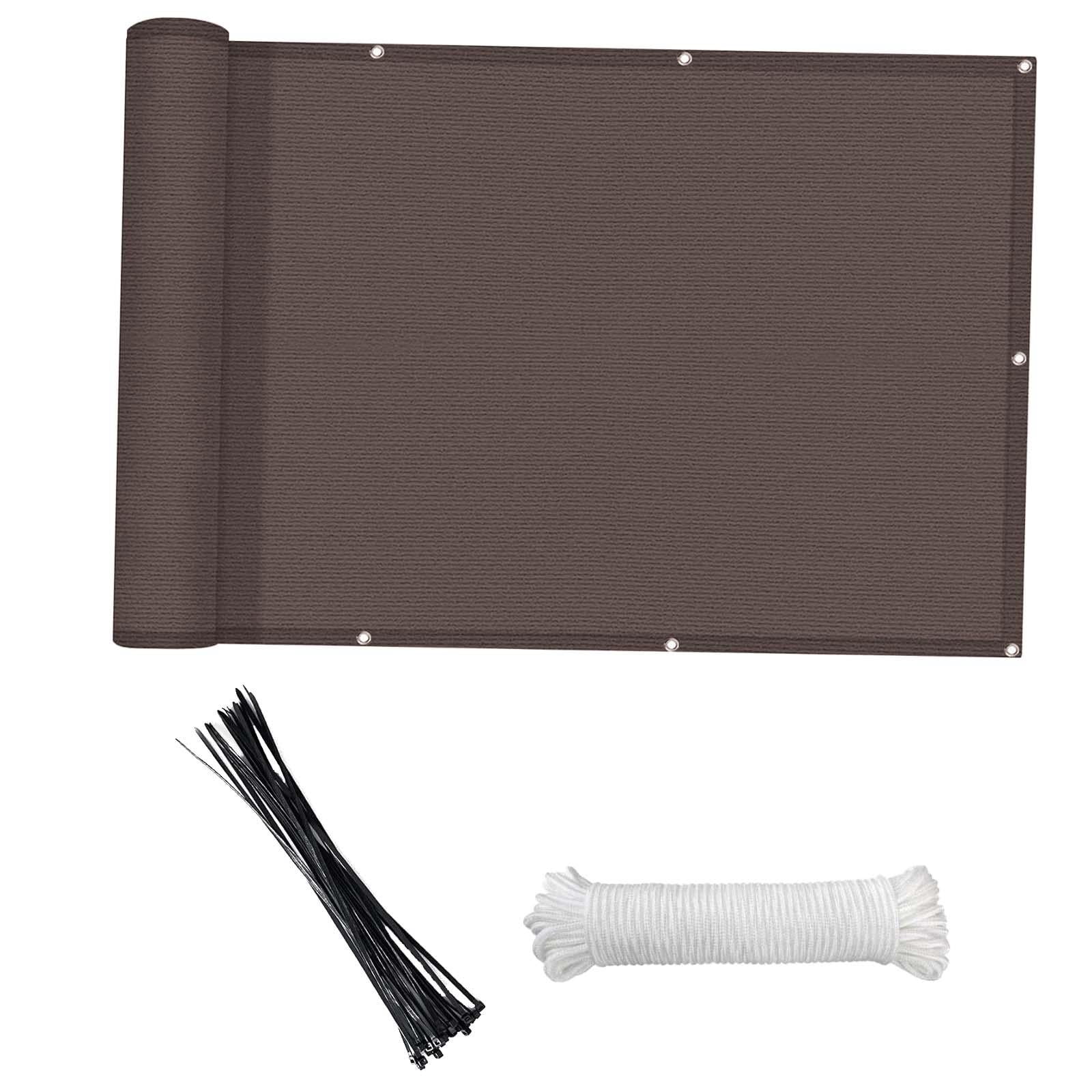 Weatherproof Wind Protection Windscreen, Privacy Screen Balcony ...