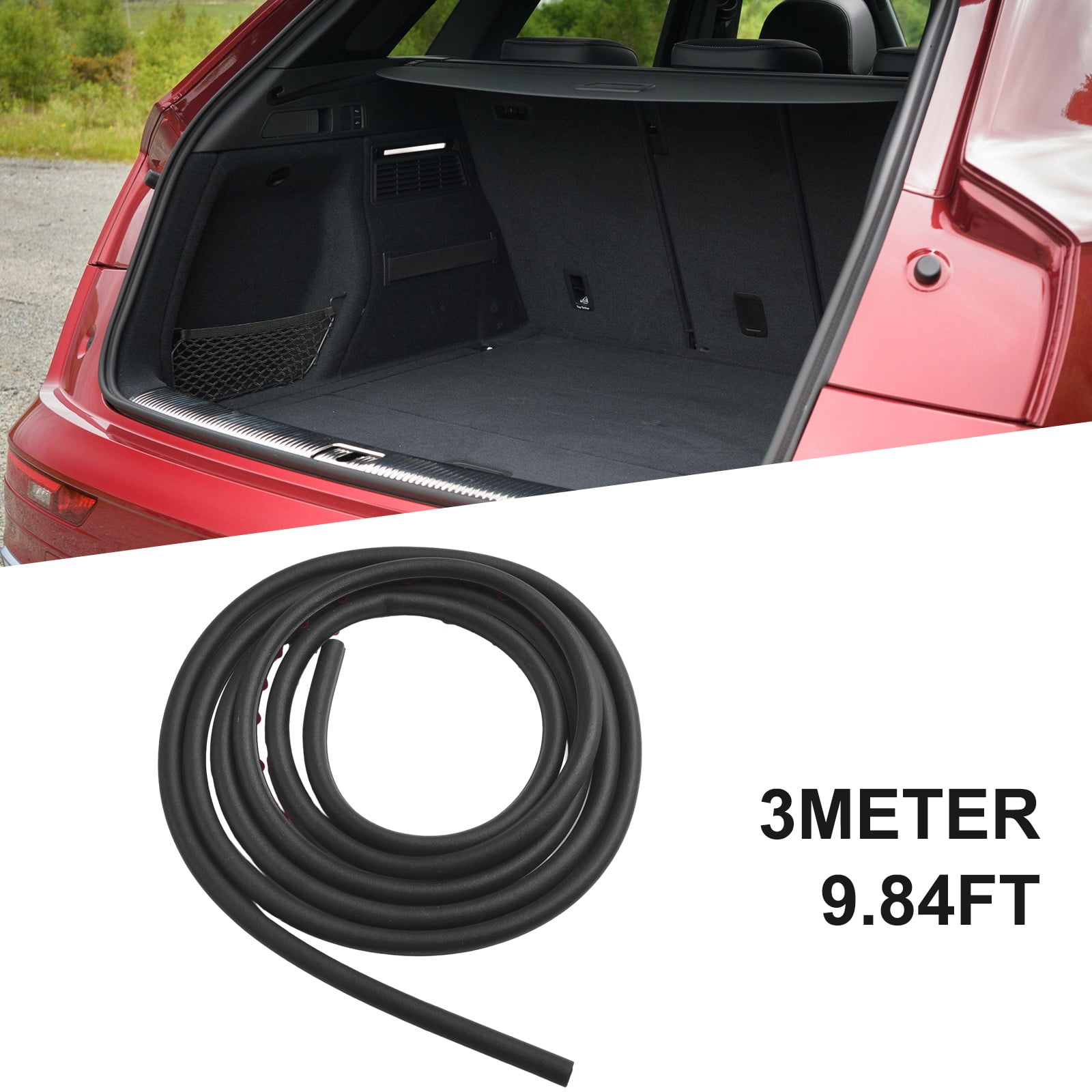 Weatherstrip Small D-shape Car Door Rubber Weather Seal Hollow Strip ...