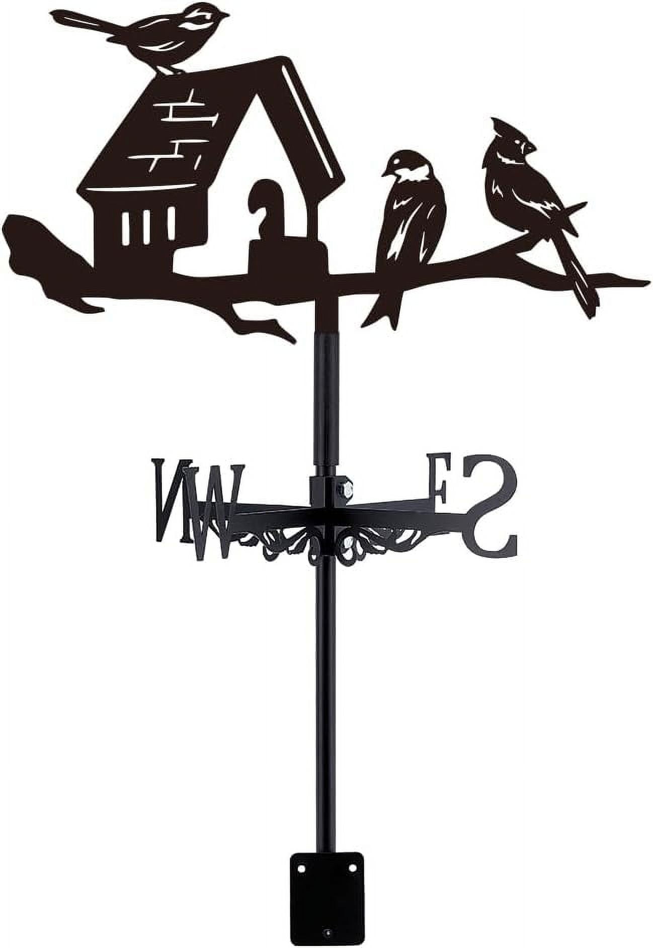 Weathervane Birds House Wind Vane Weathercock Metal Weather Vane for ...