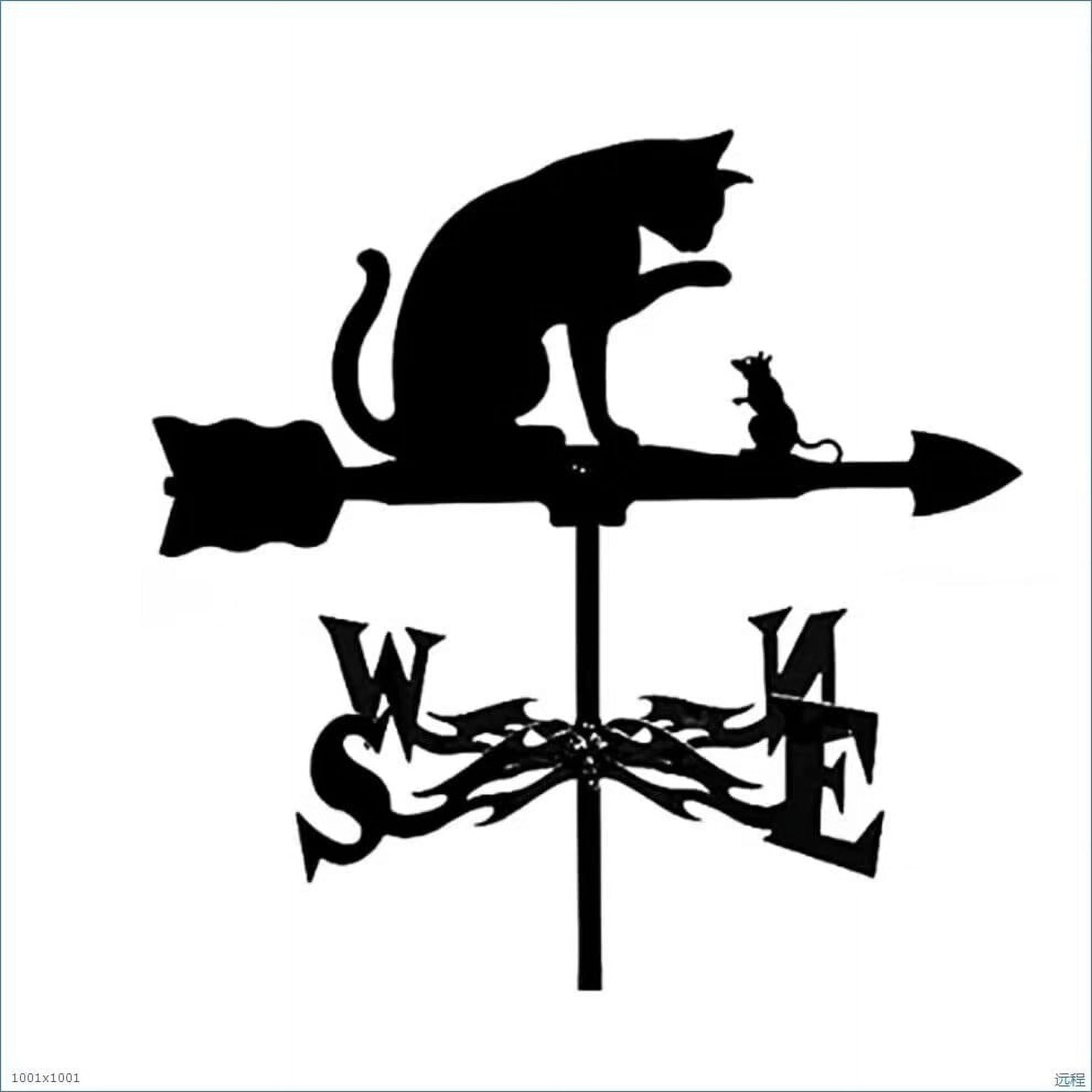 Garden Decoration Weathervane Stainless Steel Wind Direction Indicator ...