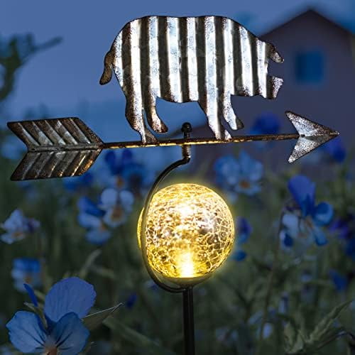Weathervane Solar LED Waterproof Outdoor Garden Stake - Decorative ...