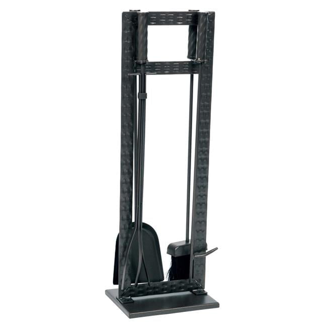 Weave Design Fireplace Tool Set, Black - 5 Piece - Walmart.com