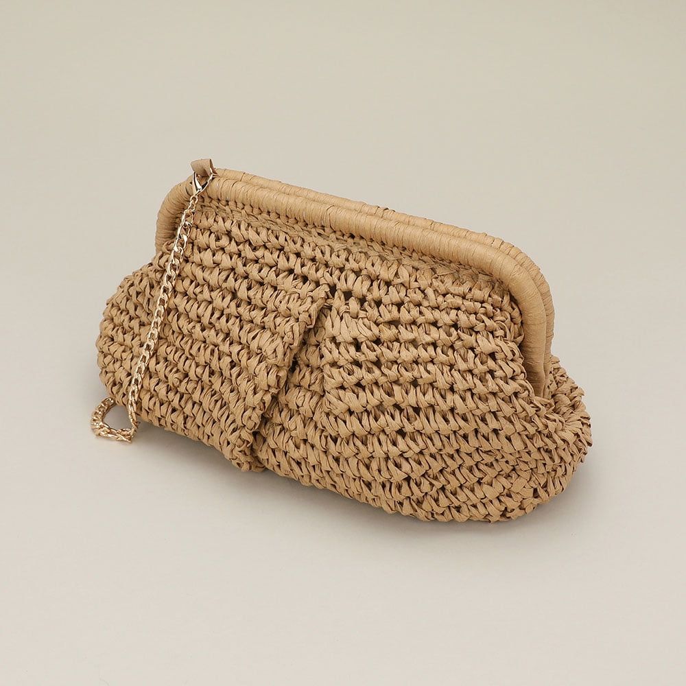 Weave Dumpling Hand Bag / Clutch / Crossbody Bag - Walmart.com