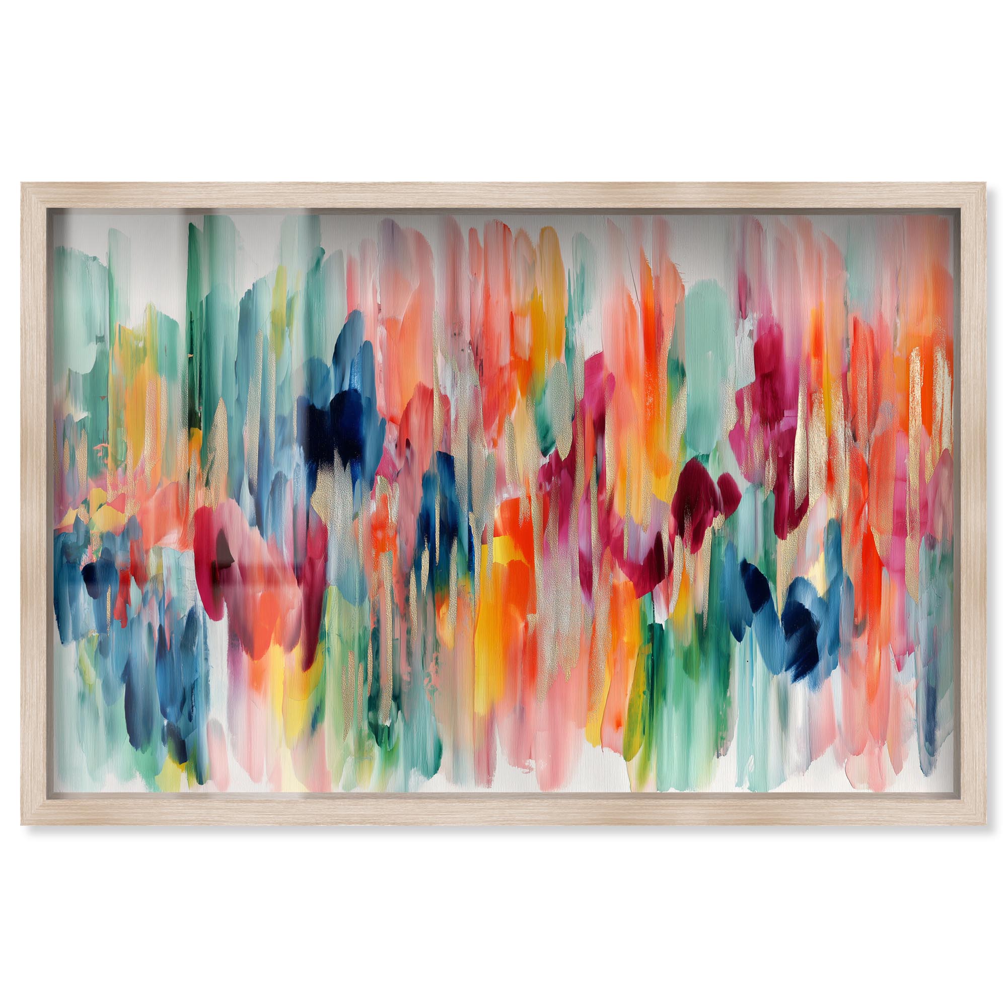 Weave of Color III Shadowbox Print Abstract Wall Art by Art Remedy ...