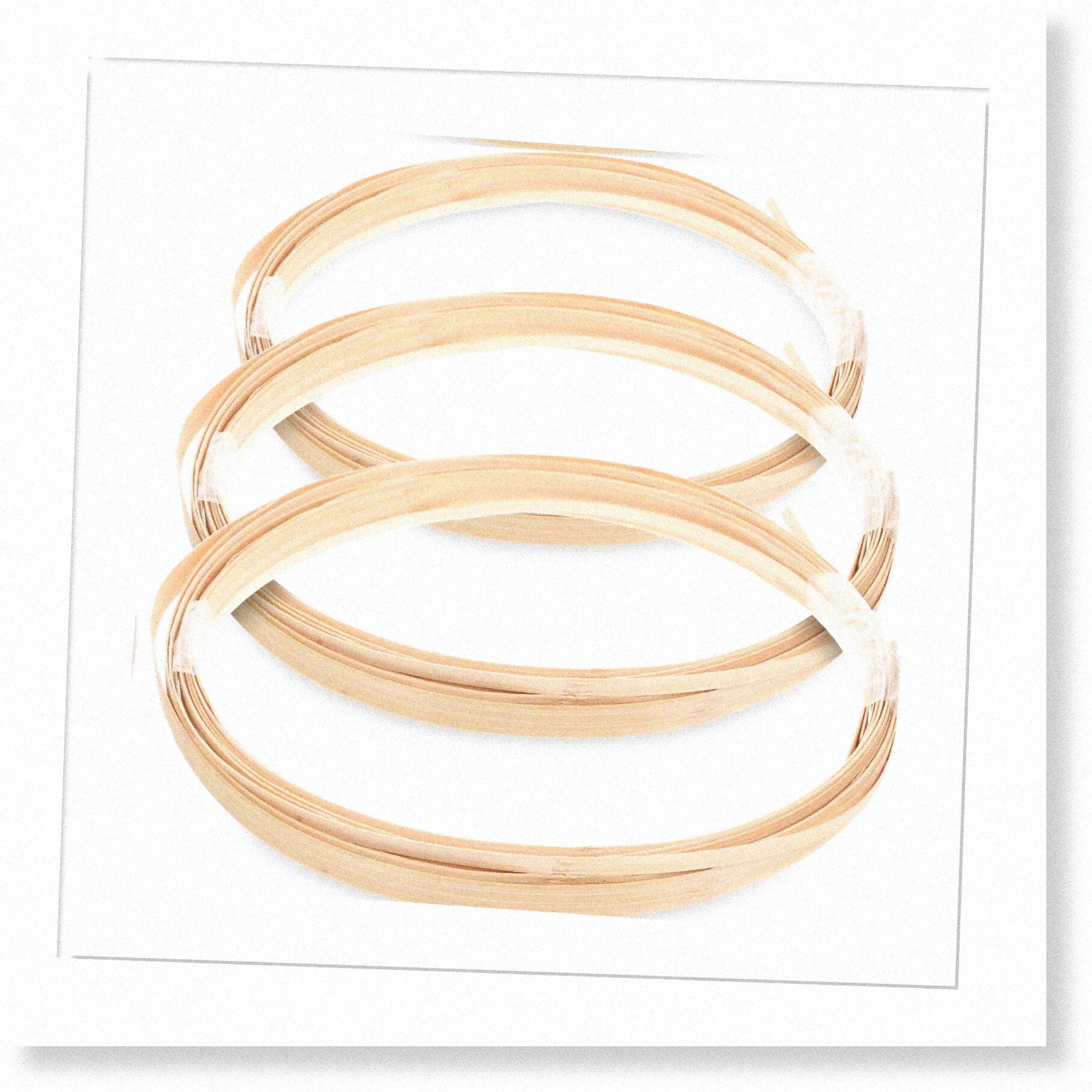 WeaveCraft Essentials: DIY Basket Rattan Kit - 3 Rolls of Thin Flat ...