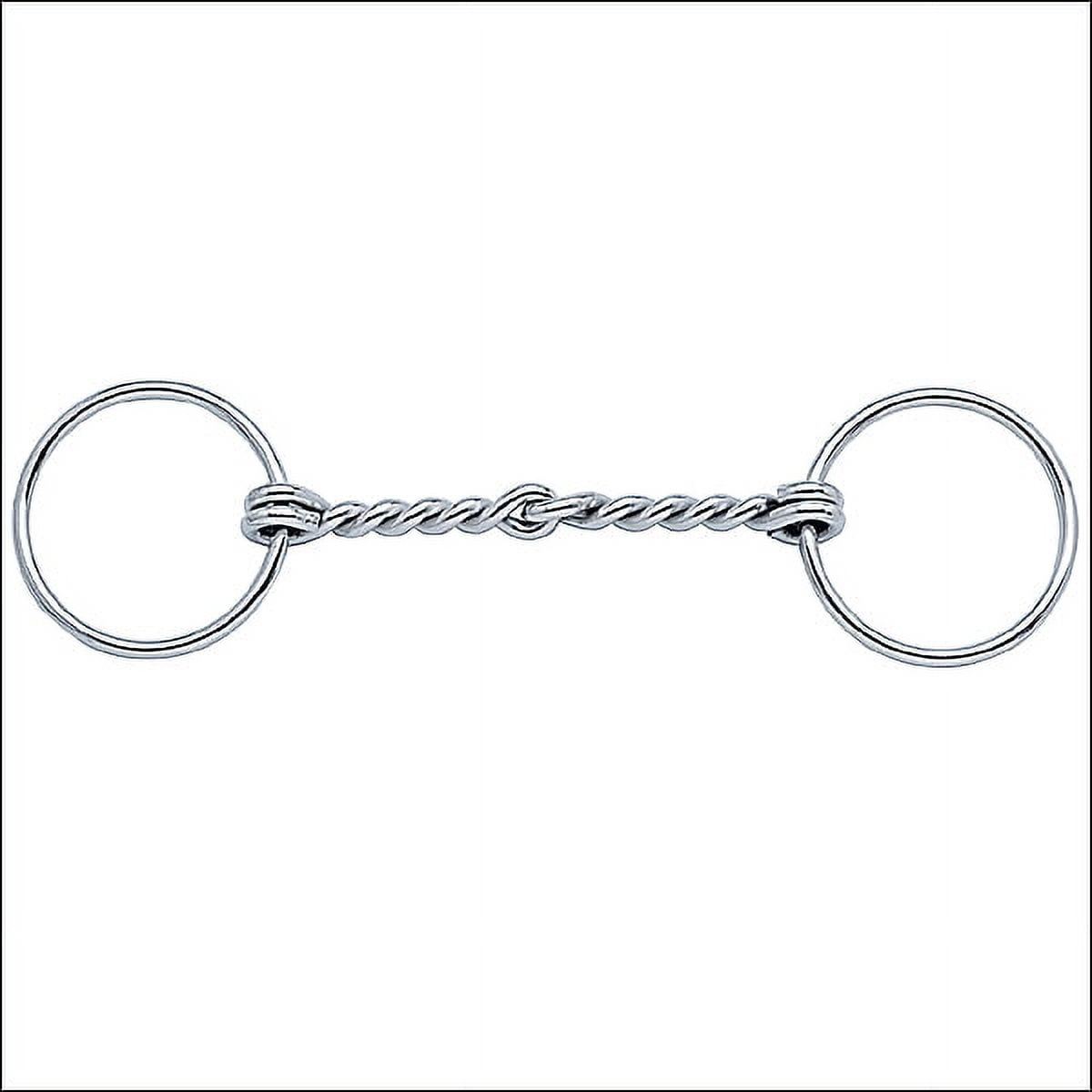 Weaver Draft Horse Bit 6 Inch Single Twisted Wire Snaffle Mouth ...
