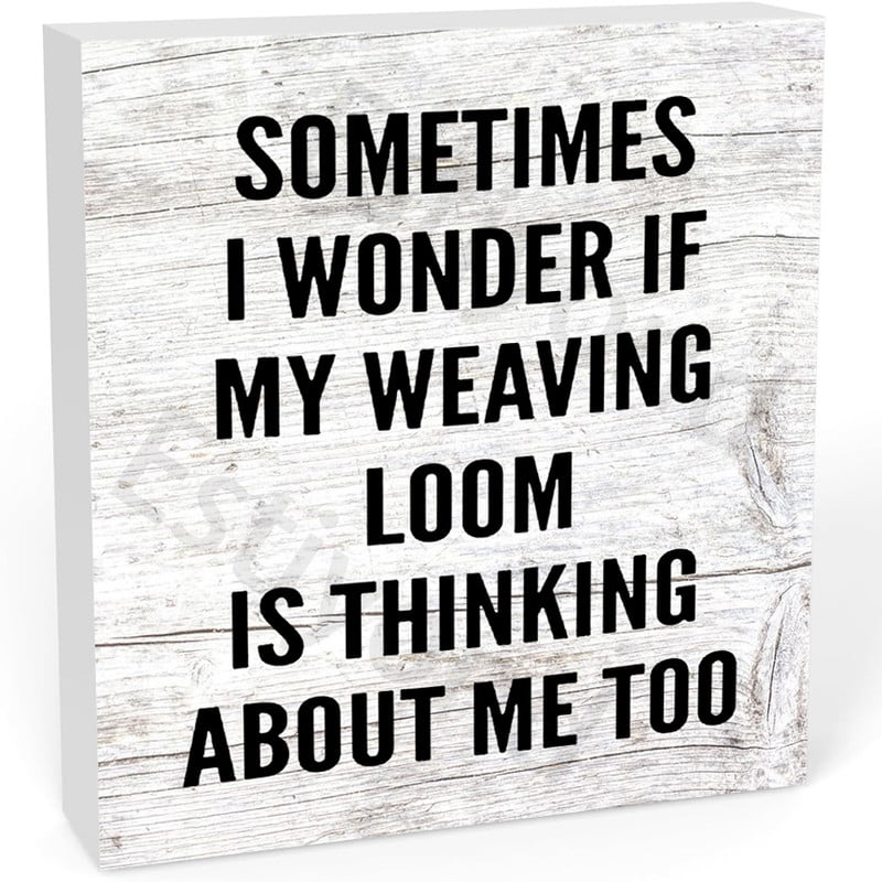 Weaver Gift Weaving Loom Gift Love Weaving Inspirational Wooden Box ...