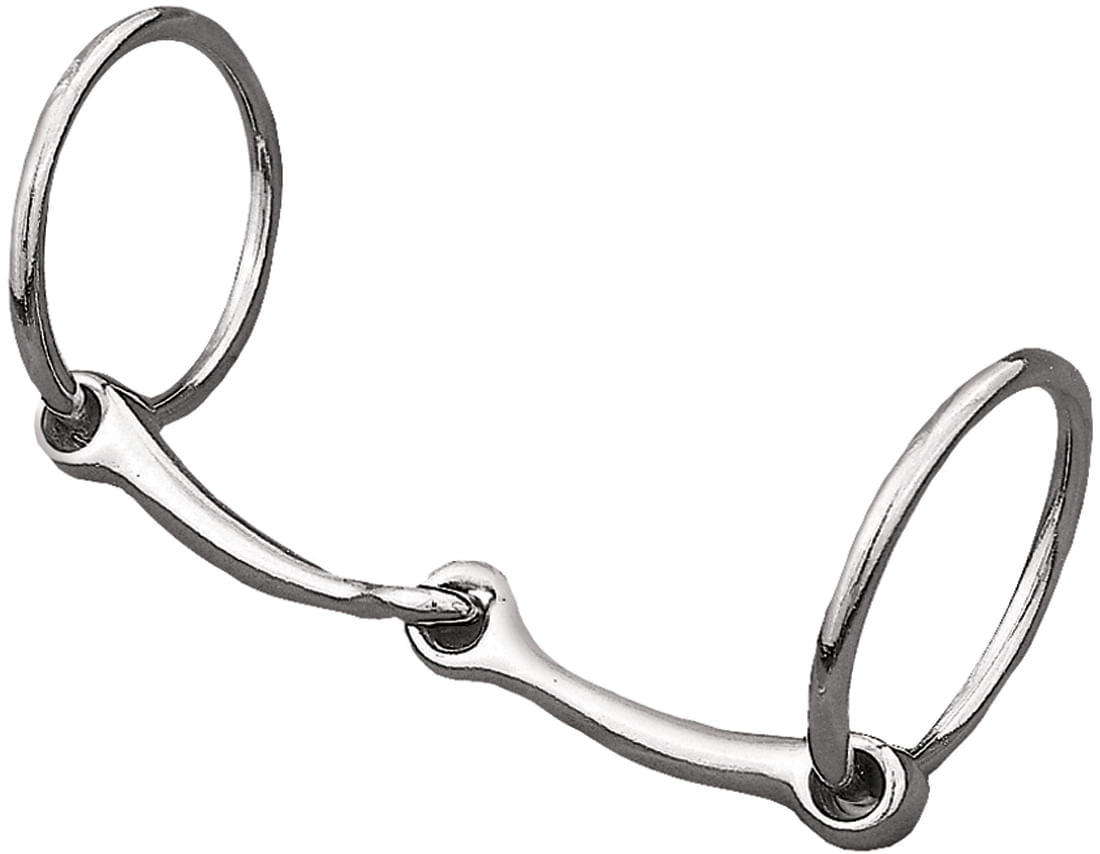 Weaver Leather 5" Jointed Swivel Port Mouth Horse Bit - Nickel-Plated ...