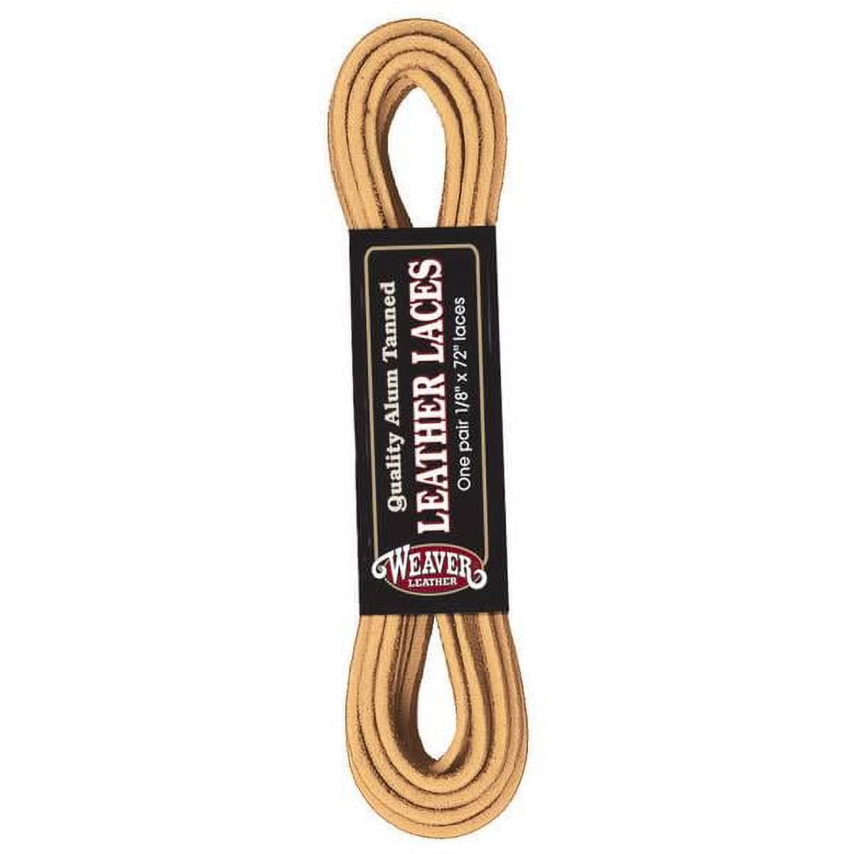Weaver Leather Chestnut Alum Tanned Leather Laces 2 Piece Handy Pack ...