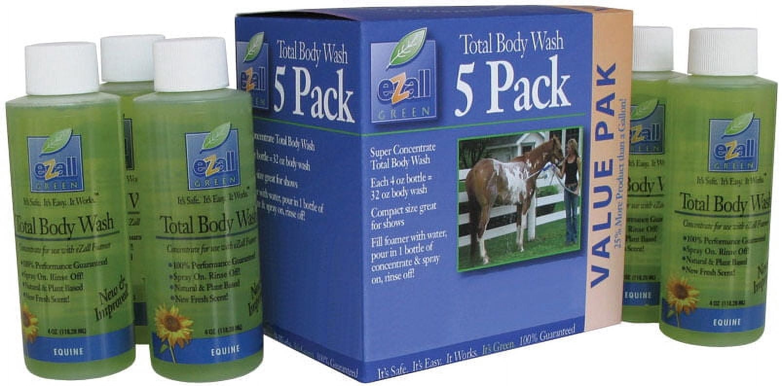 Weaver Leather Ezall Super Concentrate Horse Body Wash Five Pack 4 Oz ...