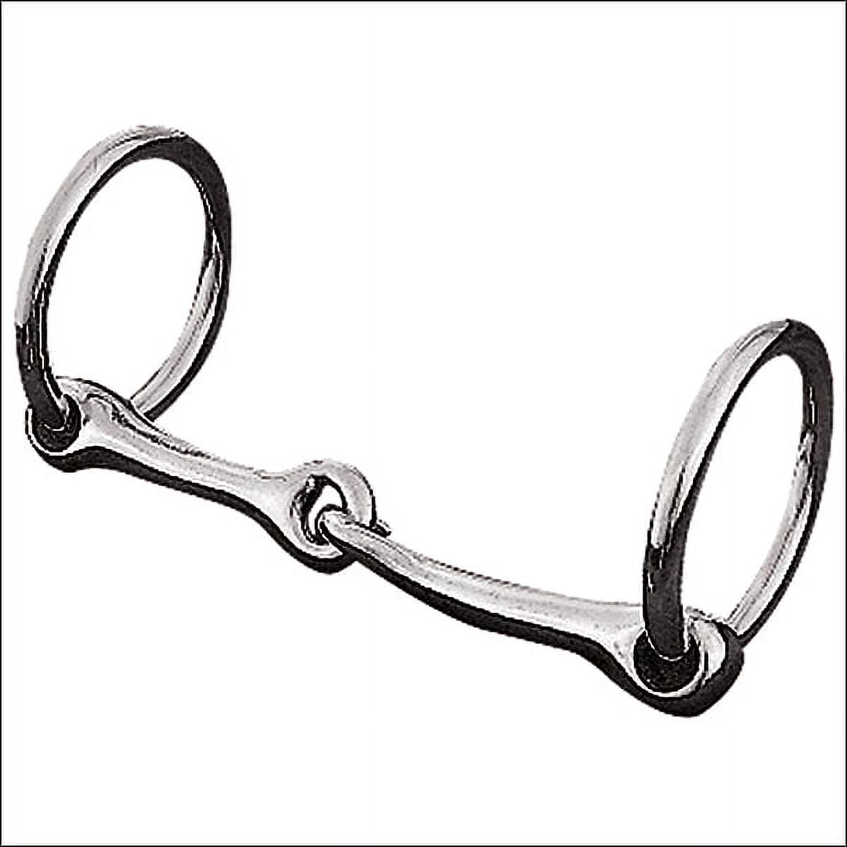 Weaver Leather Pony Bit: Nickel-Plated Jointed Snaffle for Ponies ...