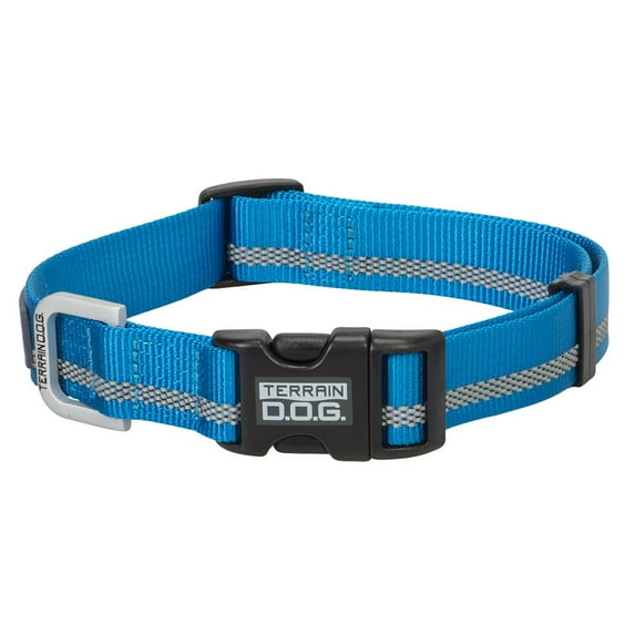 Weaver Leather Terrain D.O.G. Reflective Snap-n-Go Collar: Safety ...
