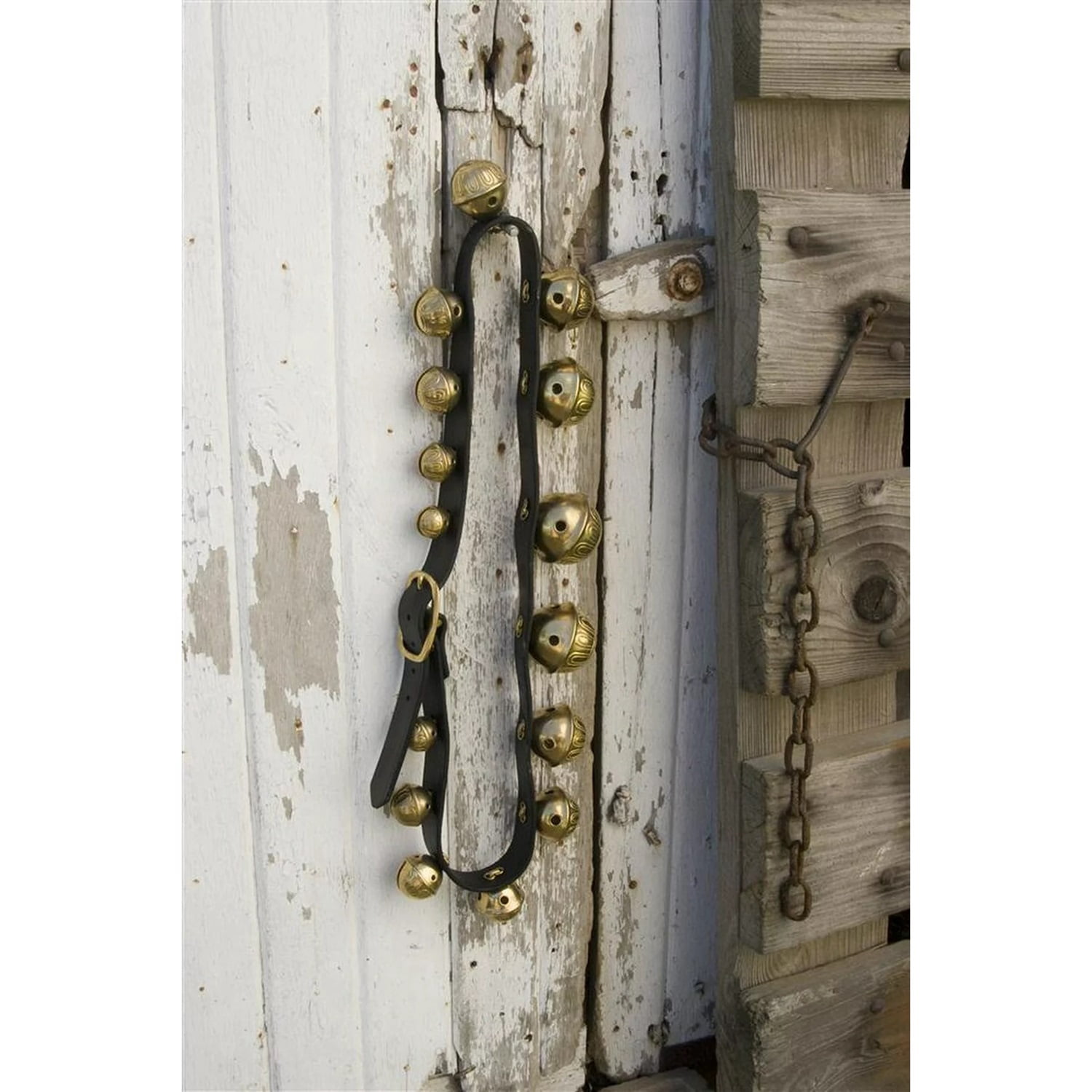 Weaver Leather Sleigh Bells Strap, Solid Brass 13 Bell Door, Wreath ...
