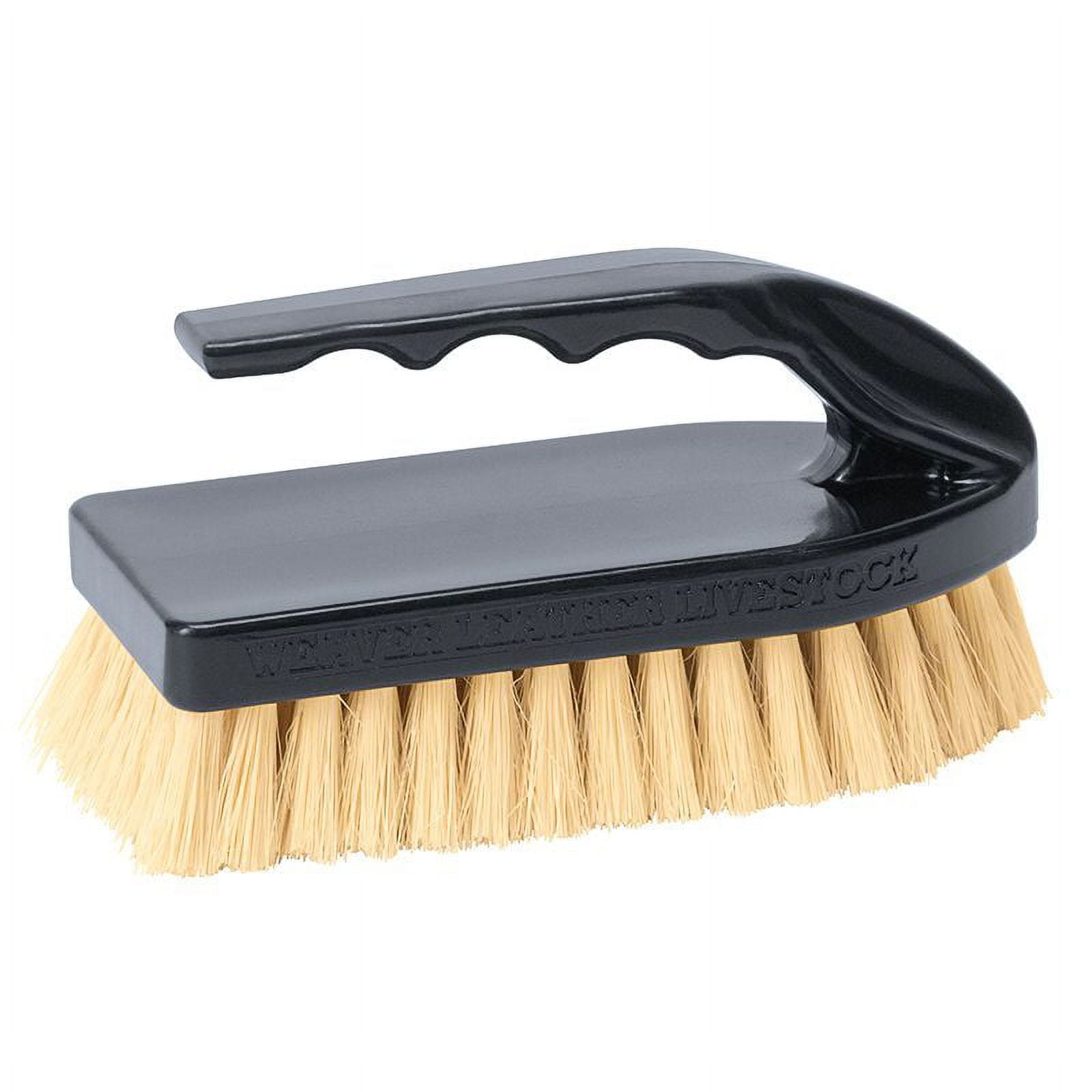 Weaver Leather Tampico Black Pig Brush withHandle - Walmart.com