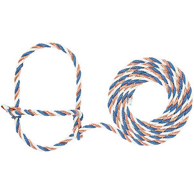 Weaver Poly Rope Cow Halter Copper/Navy - Walmart.com