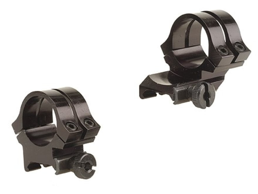 Weaver Quad-Lock 1" Extended High Scope Rings, Aluminum, Gloss Black ...
